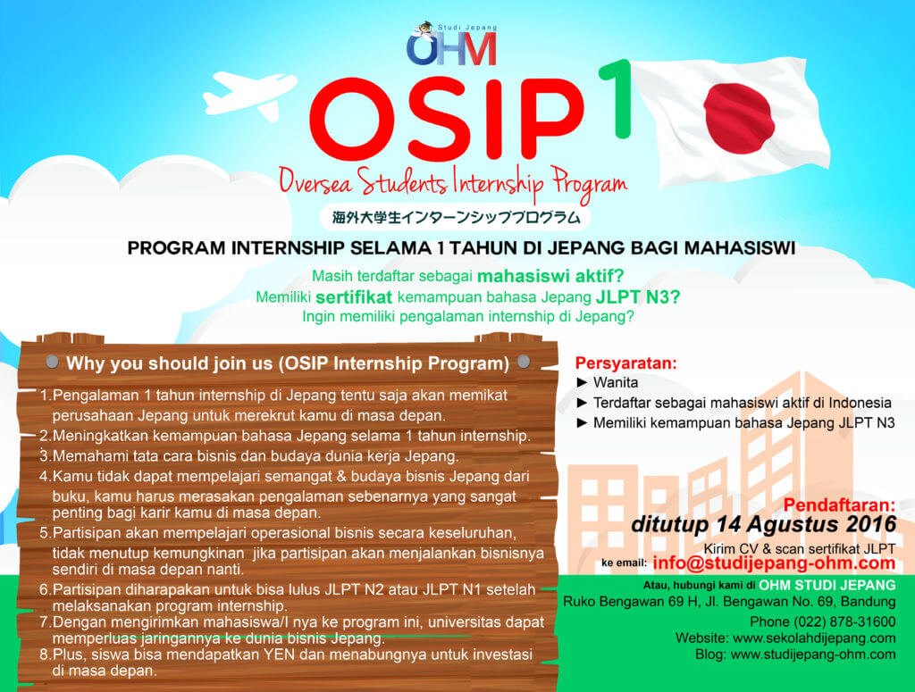 OSIP | Sekolah Di JepangSekolah Di Jepang